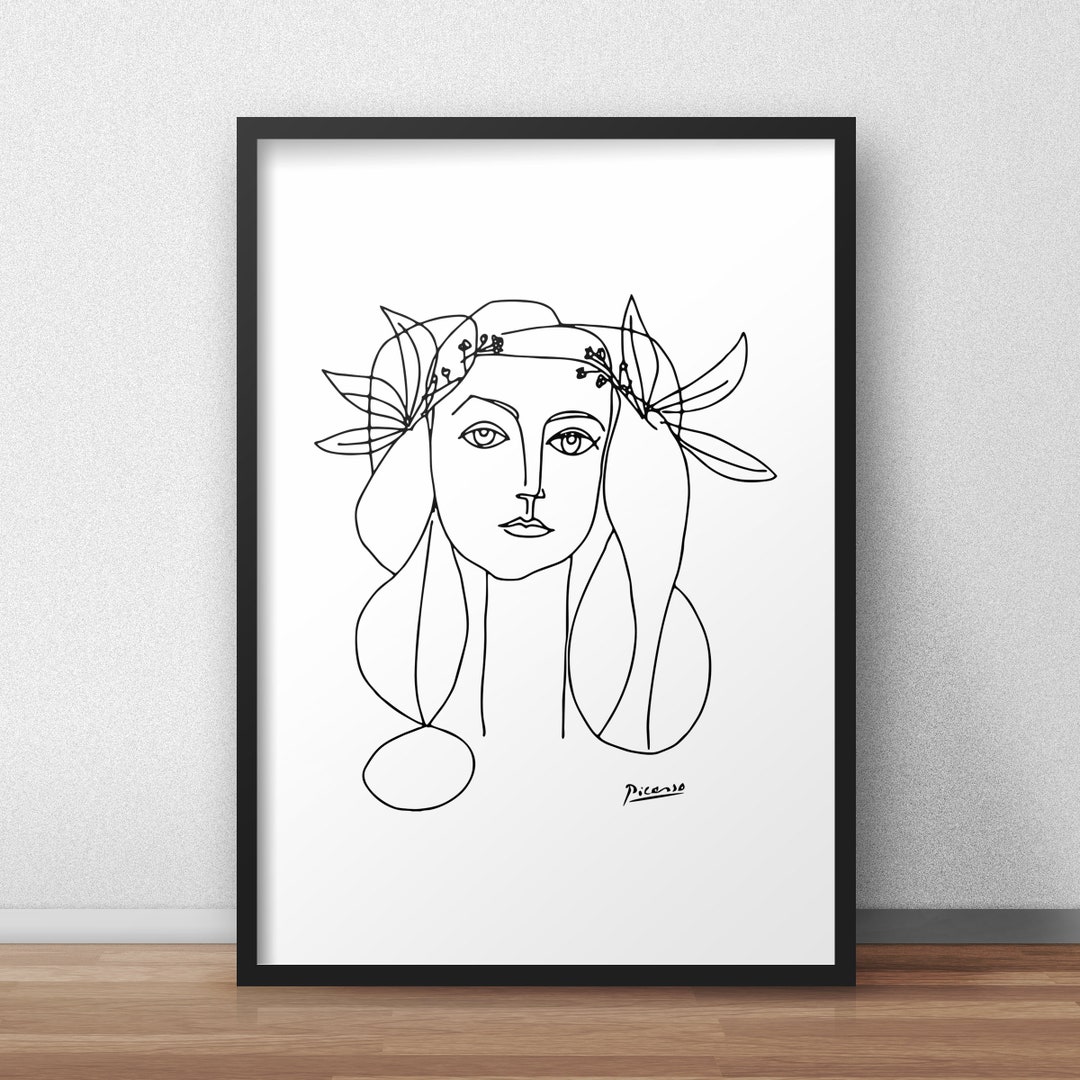 Picasso Art Lady • Picasso Art Lady Print Picasso Poster Picasso Art ...
