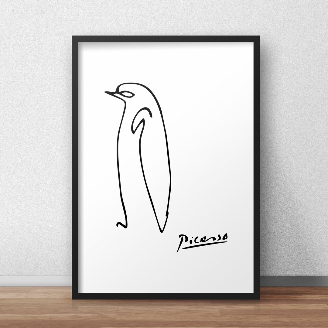 Picasso Penguin Art • Picasso Bird Print Picasso Poster Picasso Art ...