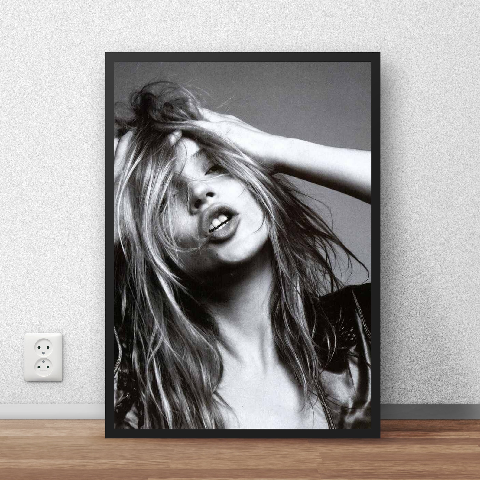 Kate Moss Canvas Wall Art Kate Moss Print Kate Moss Wall Art | Etsy