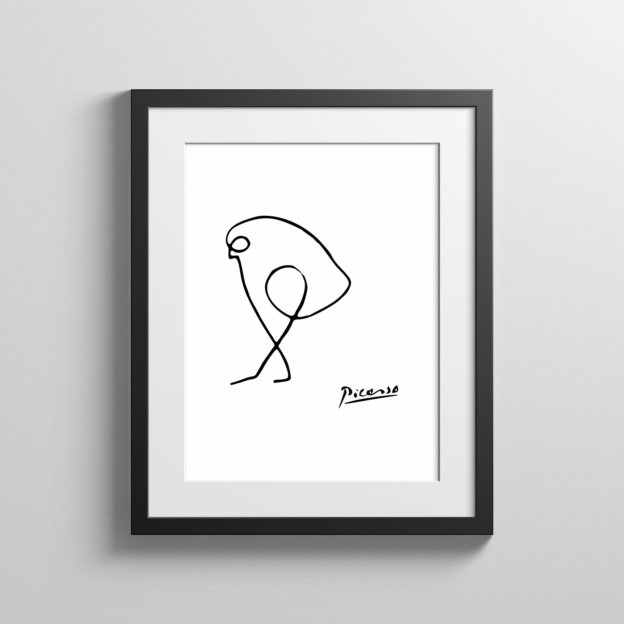 Picasso Art Bird of Prey Picasso Bird Print Picasso Poster - Etsy