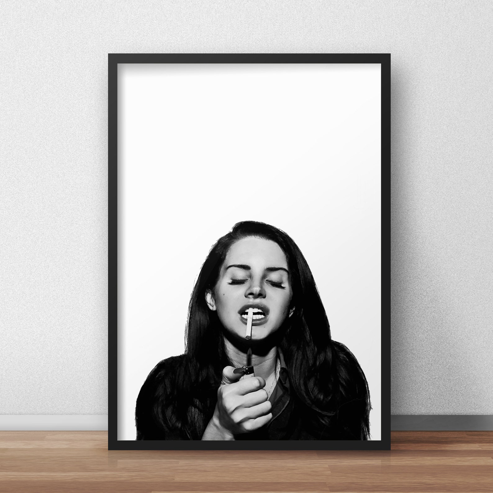 Lana Del Rey Smoking Poster Lana Del Rey Print Art Lana - Etsy