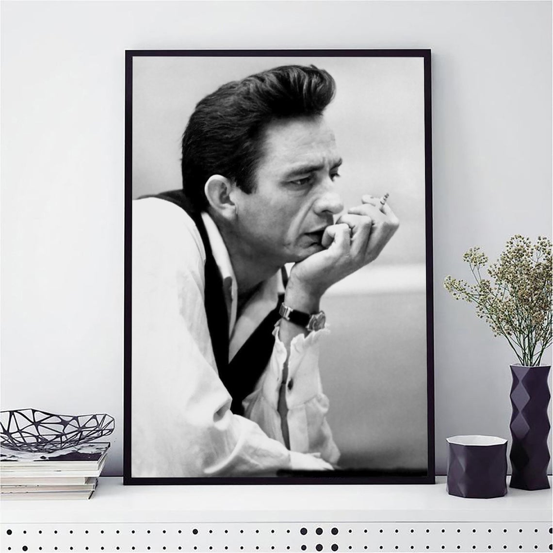 Johnny Cash Print Johnny Cash Photograph Johnny Cash Poster - Etsy