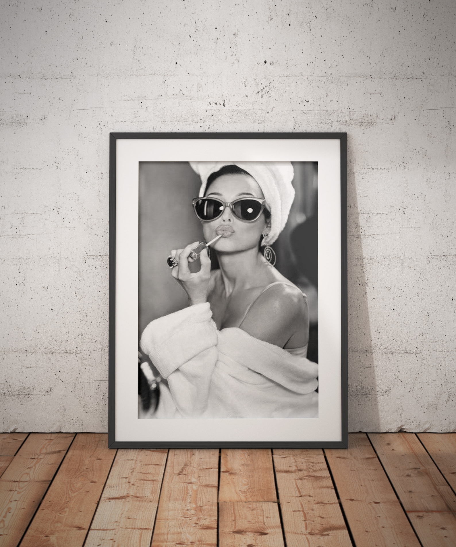 Vintage Makeup Poster: Retro Black and White Print (digital Download ...