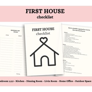 First House Checklist Printable, First House Apartment Checklist ...