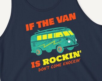 If the Van is Rockin' Van Life Retro Van - Etsy