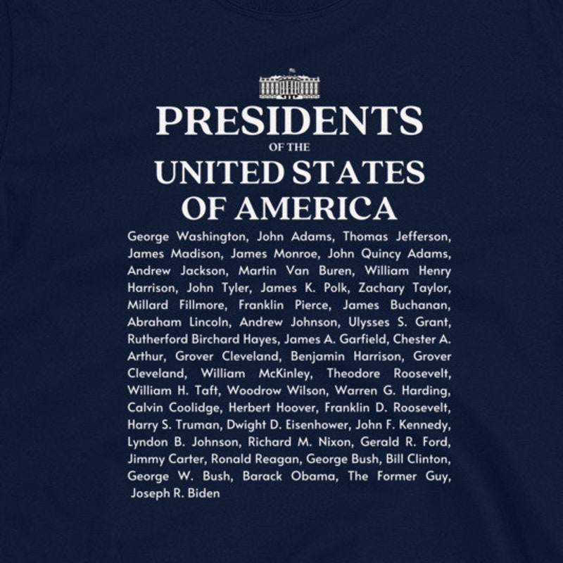 Us Presidents Shirt - Etsy