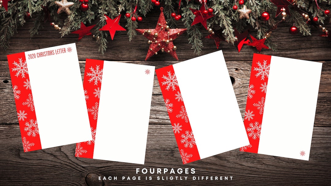 Digital Download Christmas Letter 2020 - Etsy