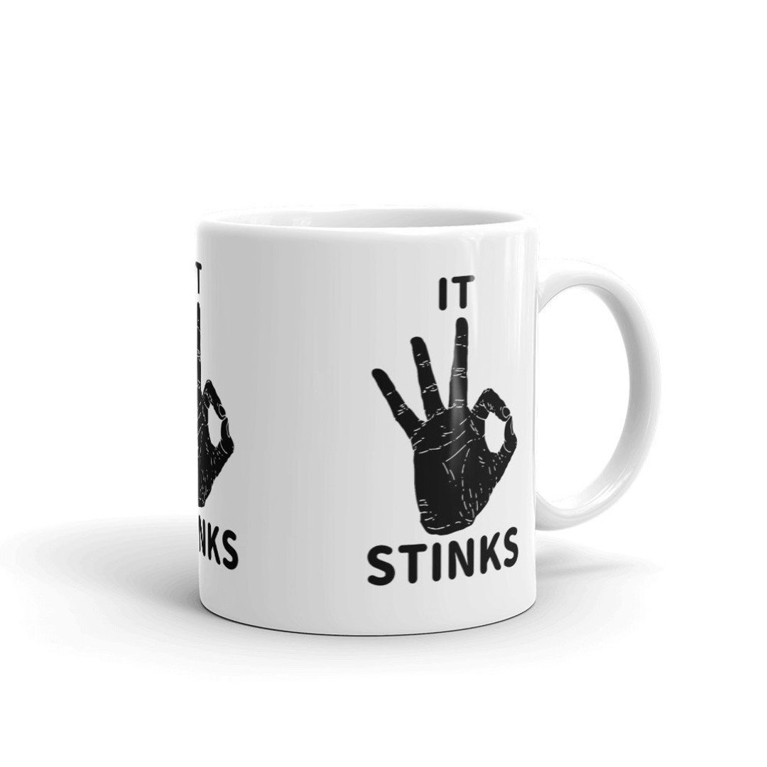 Inspired by MST3K: It Stinks! White Glossy Mug - Etsy