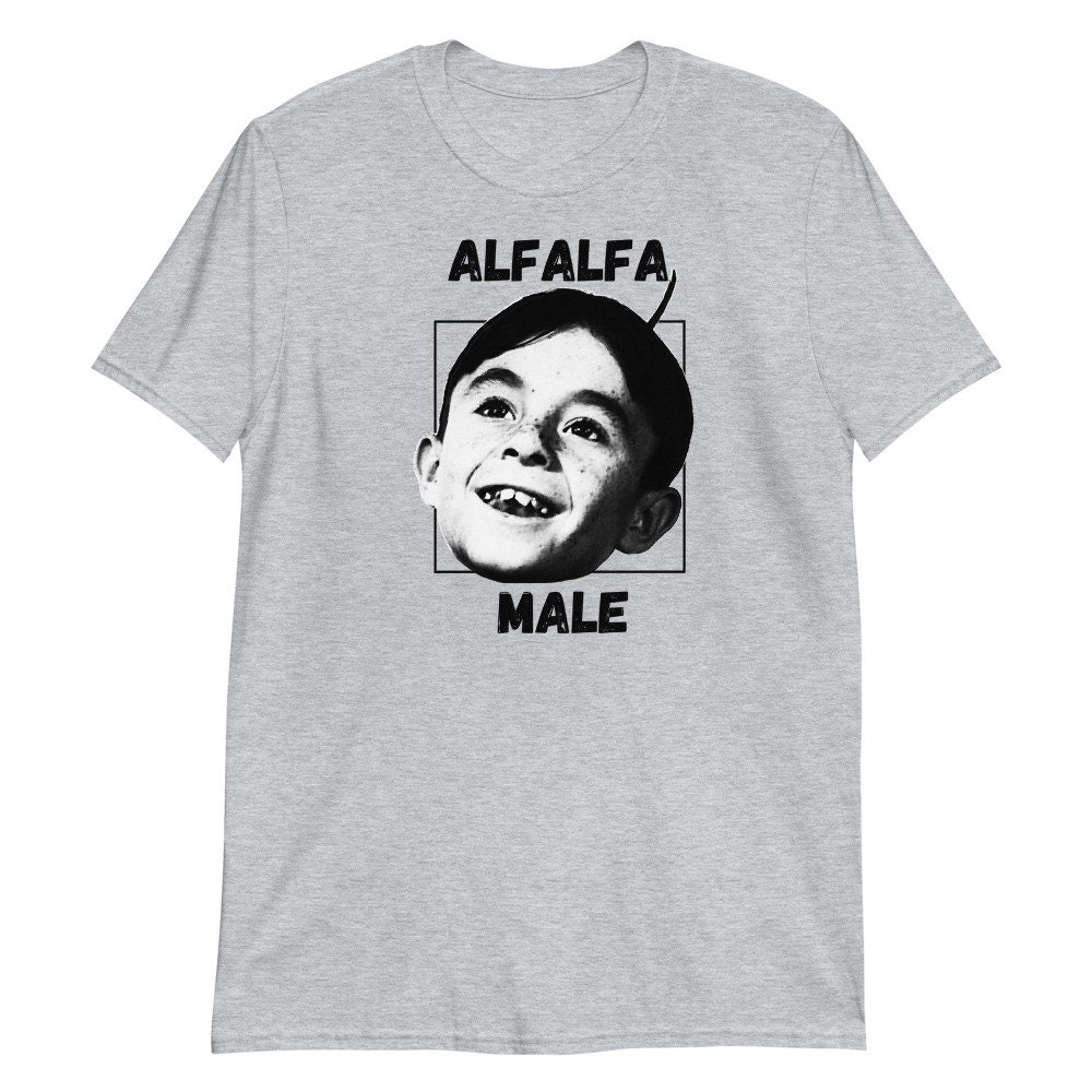 Alfalfa Male Alpha Male Parody Funny Retro T-shirt - Etsy