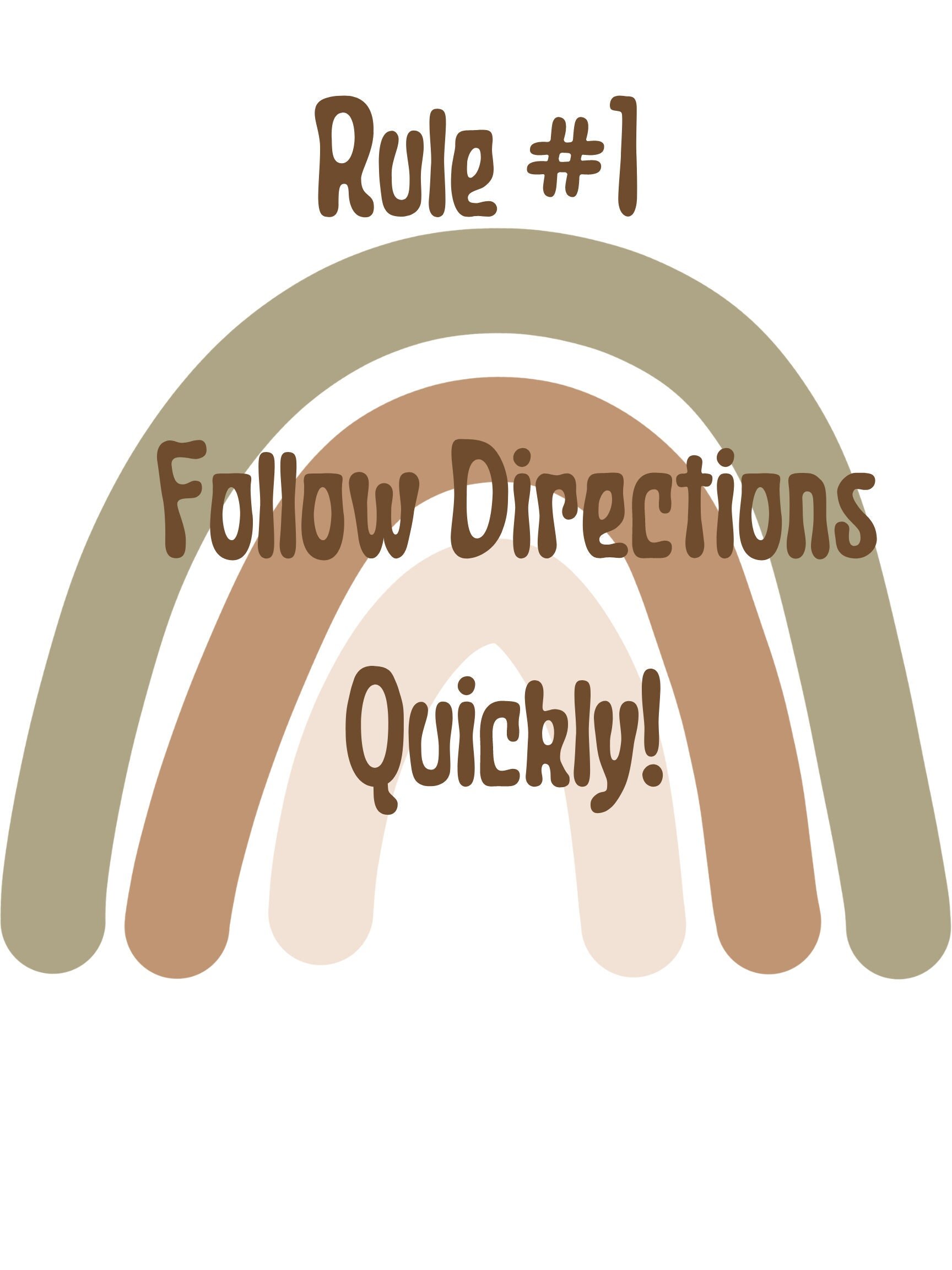 Whole Brain Teaching Boho Rainbow Class Rules - Etsy