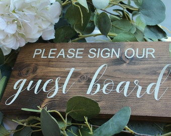 Wedding Guest Sign Board - Etsy