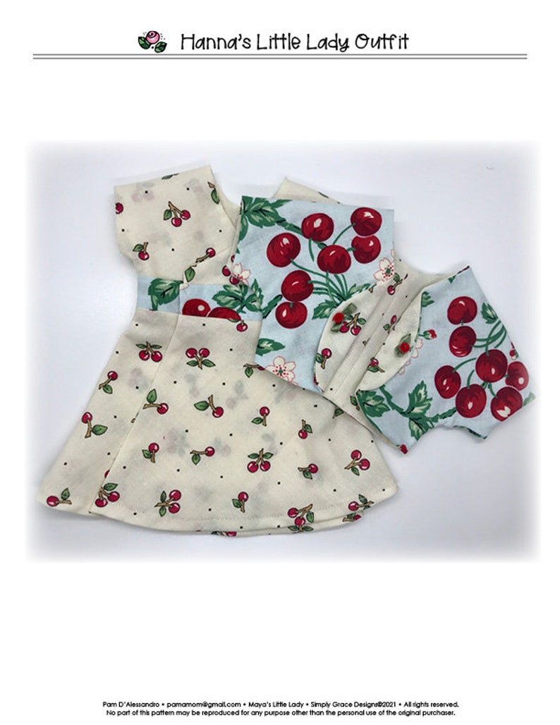 Ruby Red Fashion Friends Hanna's Little Lady Pattern With | Etsy