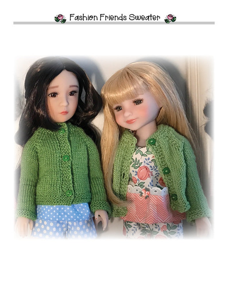 Ruby Red Fashion Friends Knitted Sweater Pattern - Etsy