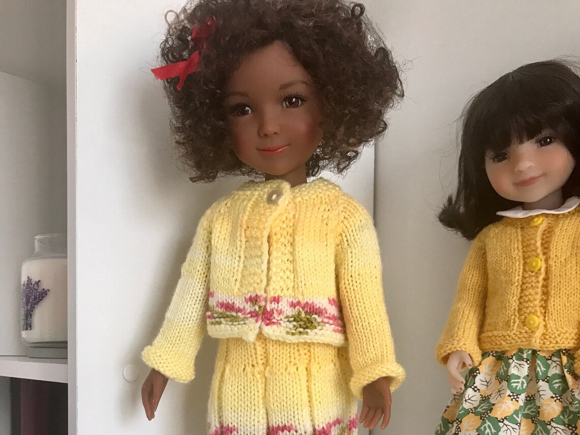 Ruby Red Fashion Friends Knitted Sweater Pattern - Etsy