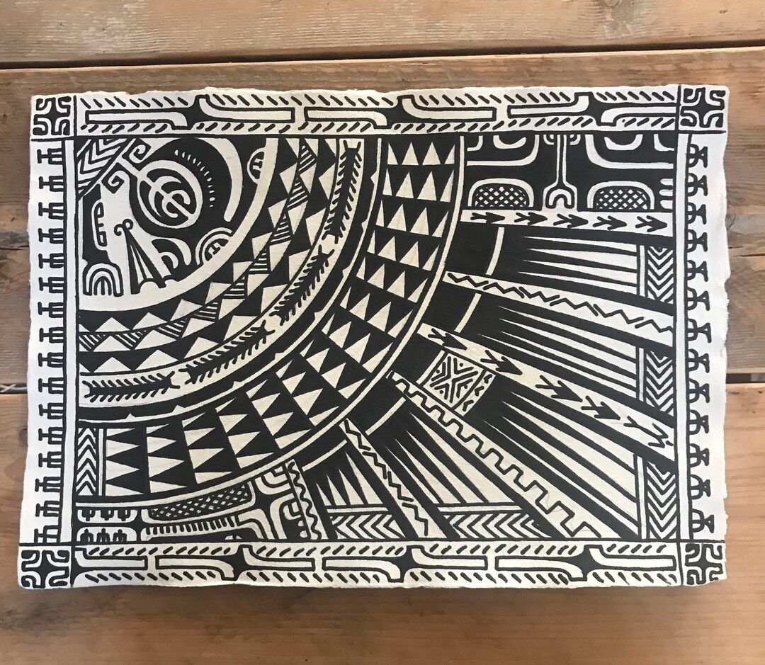 Polynesian Drawing - Etsy