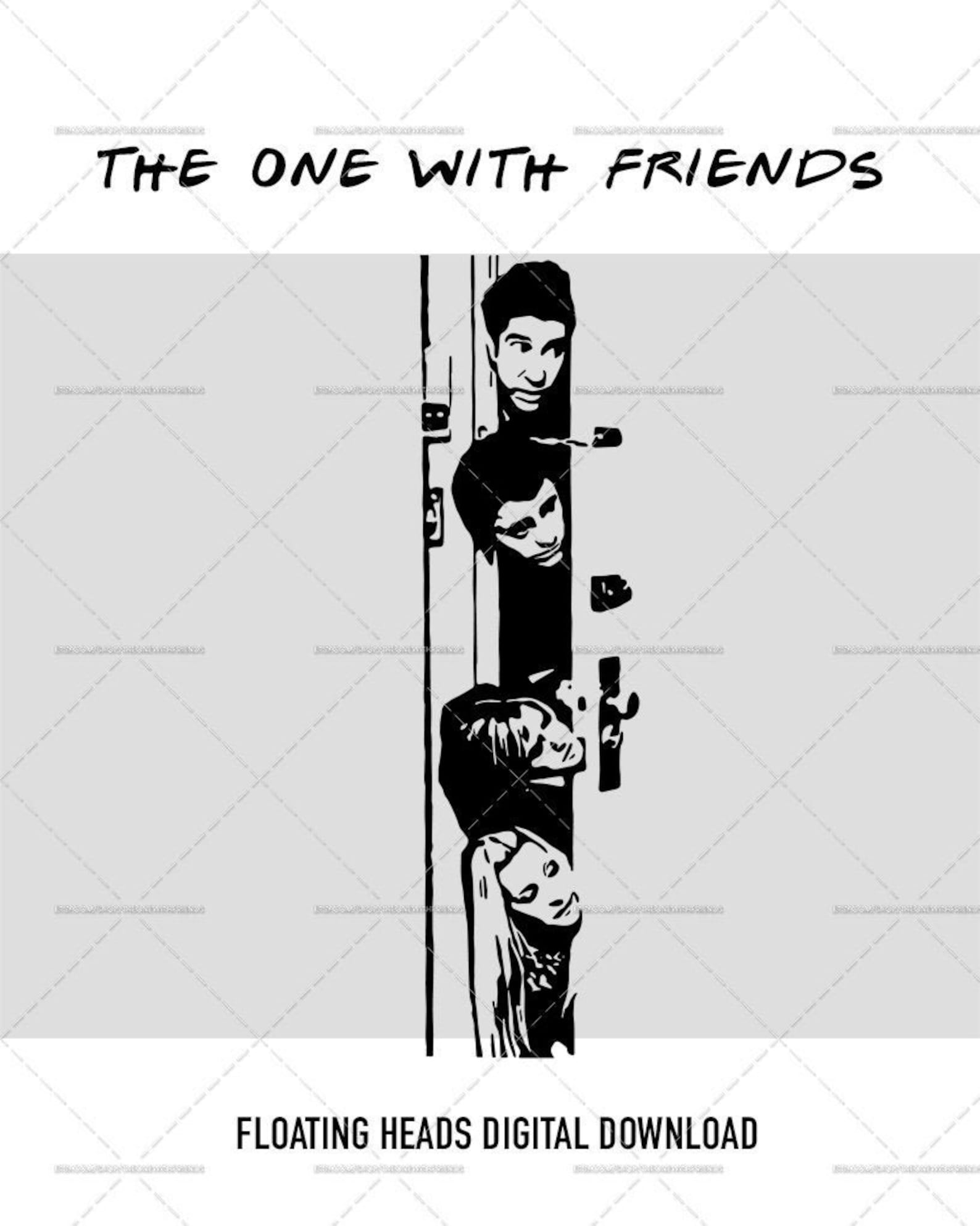 FRIENDS Clip Art Download - Print Your Own Friends! - Friends Tv Show ...