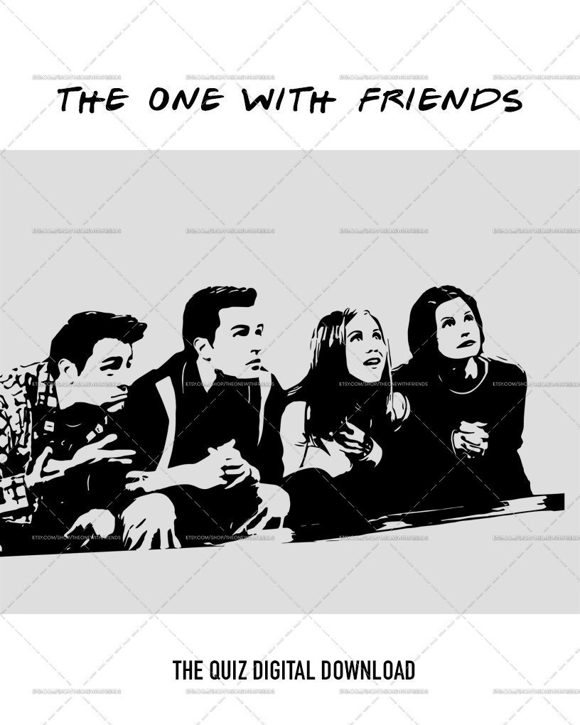 FRIENDS Clip Art Download - Print Your Own Friends! - Friends Tv Show ...