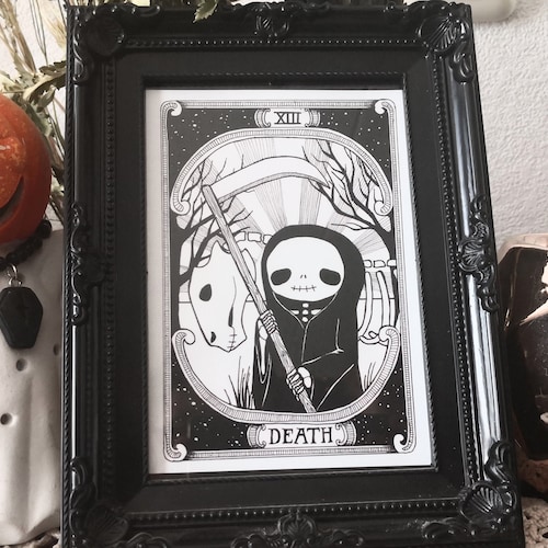 Love After Death. Art Print. Skeleton Romantic Illustration | Etsy