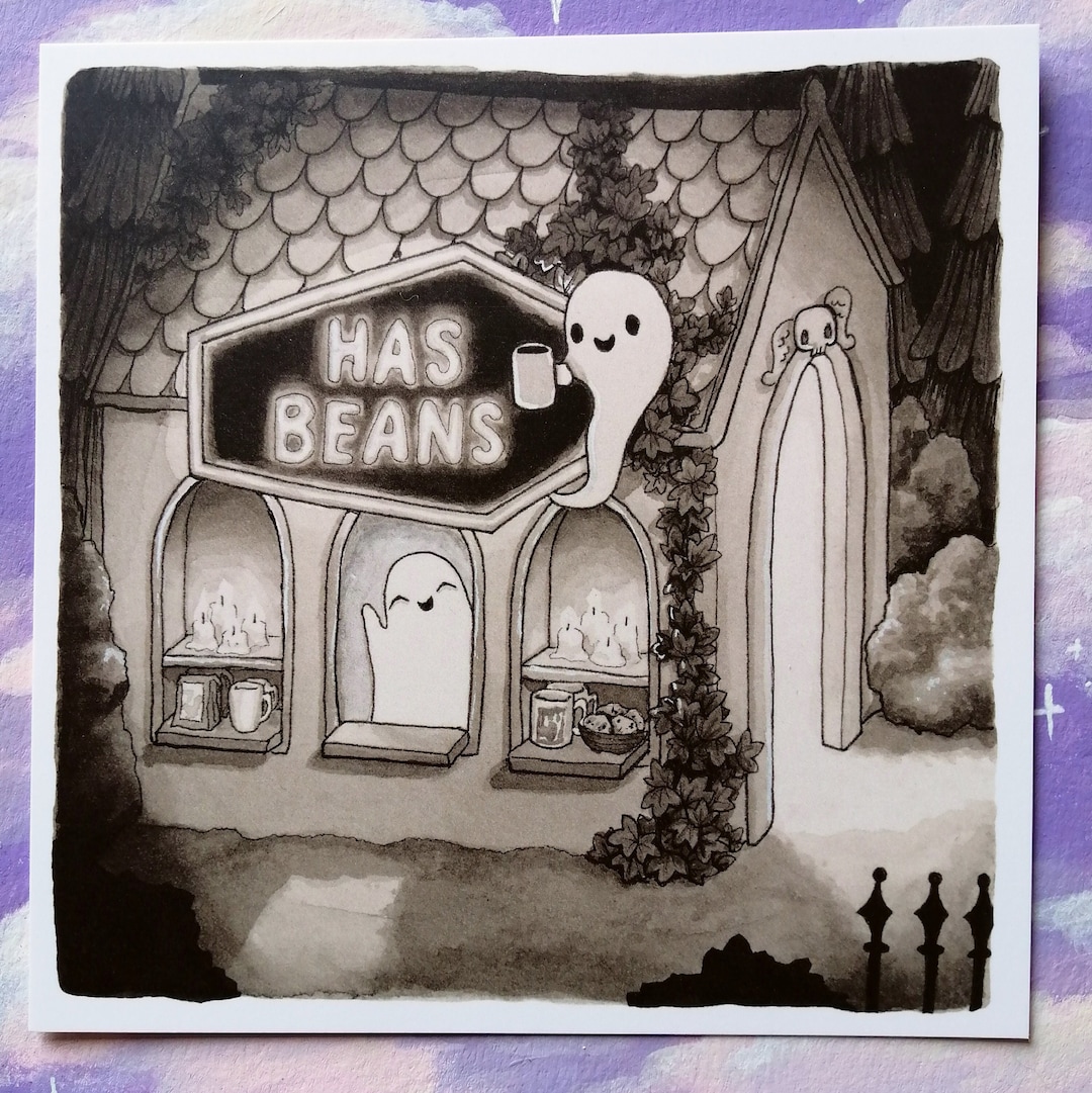 Has Beans Art Print - Etsy