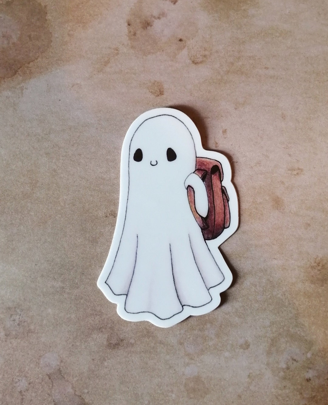 Back to School Ghost Sticker - Etsy