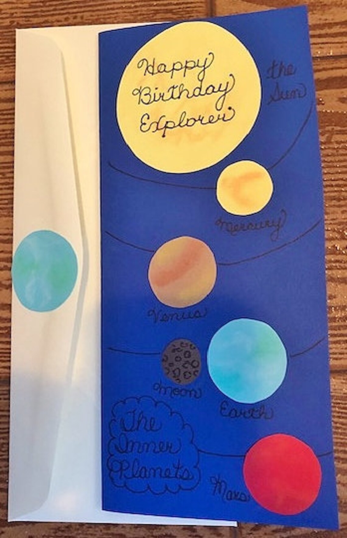 Solar System Birthday Card by Cherie - Etsy