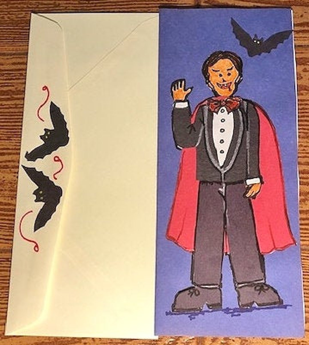 Count Dracula Halloween Card by Cherie - Etsy