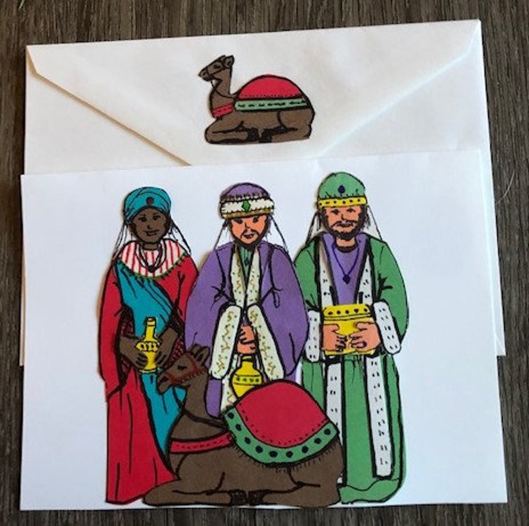 Three Wise Men Card by Cherie - Etsy