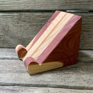 Wooden Phone Stand / Wooden Phone Holder / Wood Phone Stand / Cell ...