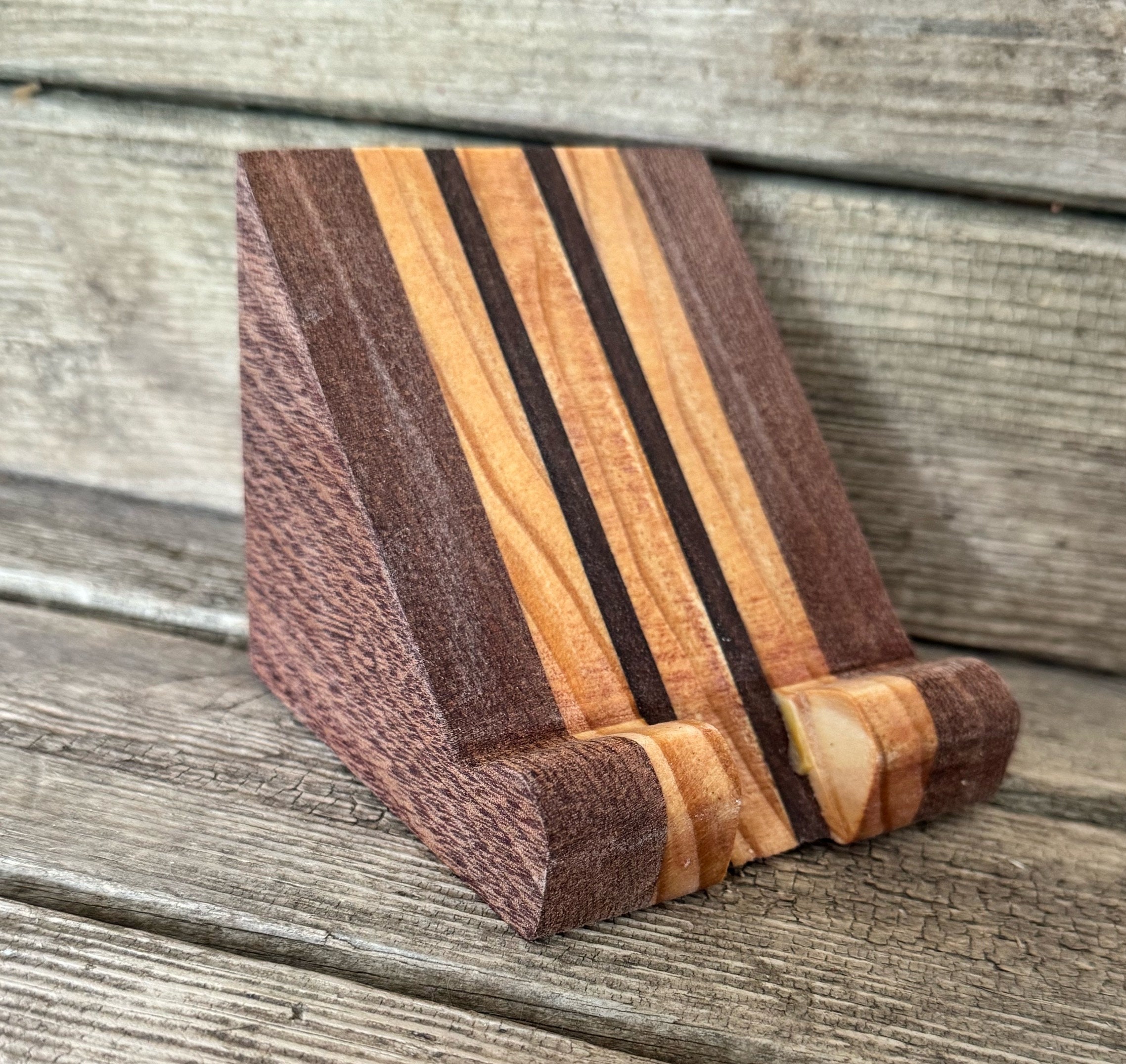 Wooden Phone Stand / Wooden Phone Holder / Wood Phone Stand / Cell ...