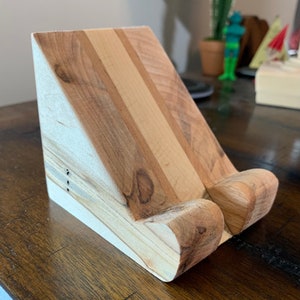 Wooden Phone Stand / Wooden Phone Holder / Wood Phone Stand / Cell ...