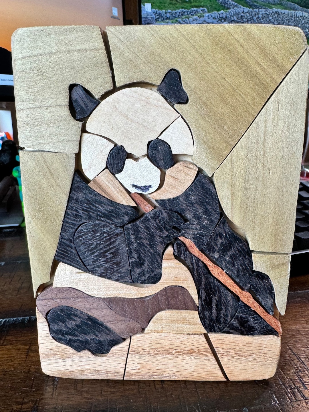 Panda Bear Wood Keepsake Box With Hinged Lid | Gift Box Decor | Cuddly ...