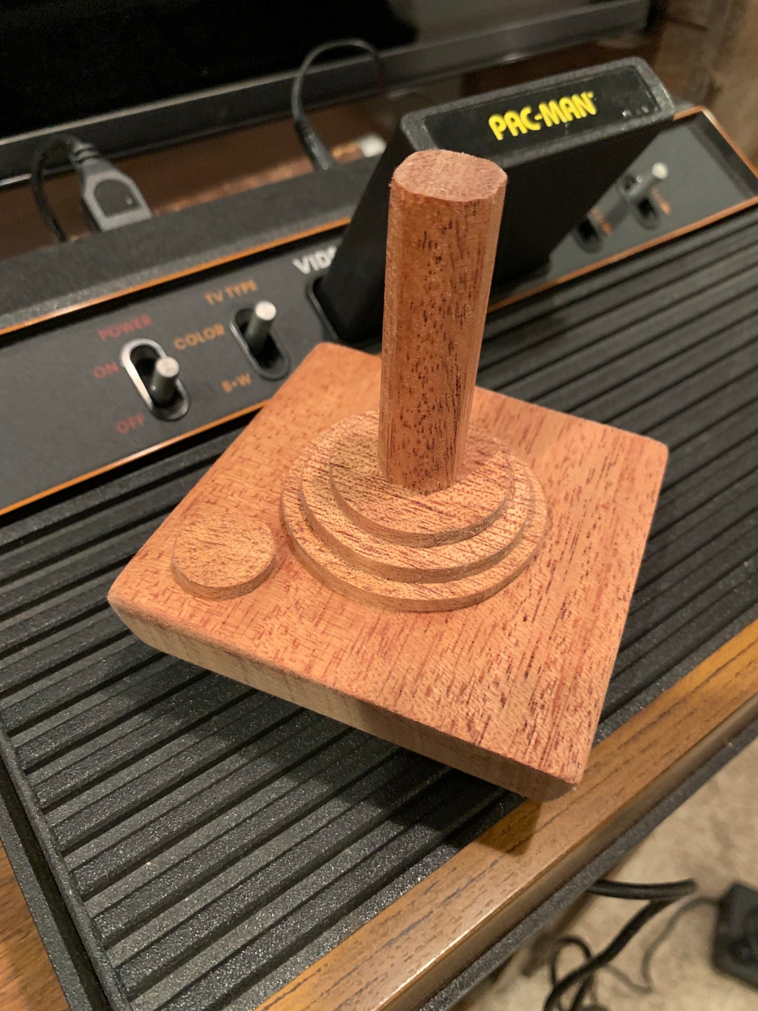 Retro Wooden Atari 2600 Joystick, Classic Gaming Reproduction Toy - Etsy