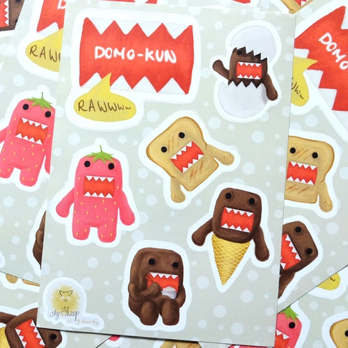 Domo Kun Monster Rockstar JDM Japanese Decal Sticker for Use - Etsy