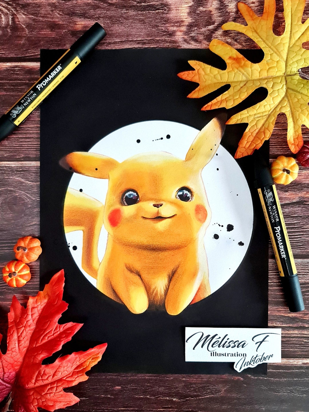 Inktober 2021 : Pikachu Pokemon Detective Pikachu Inktober Original ...