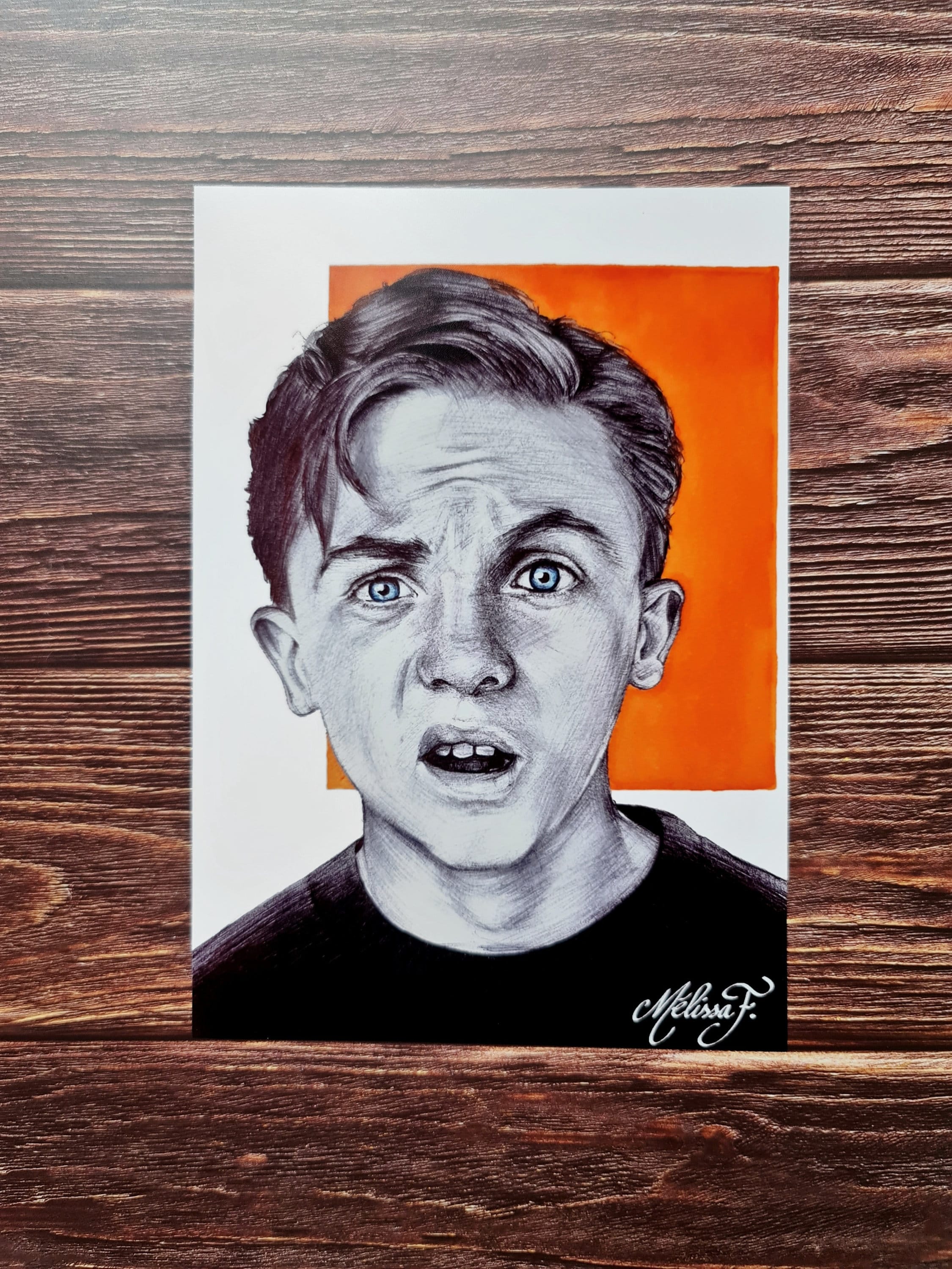 Malcolm Card Malcolm in the Middle Card Illustrated Card Traditional ...