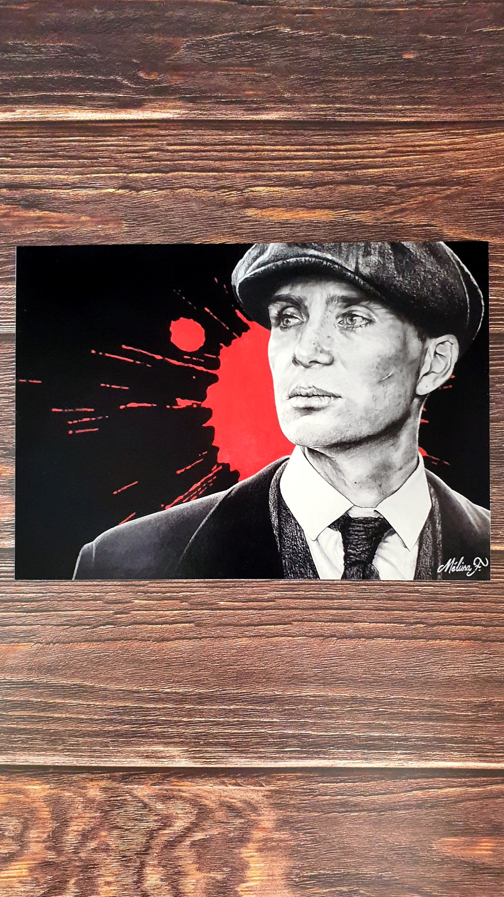 Tommy Shelby Card - Tommy Shelby Card - Illustrated Card - Traditional ...