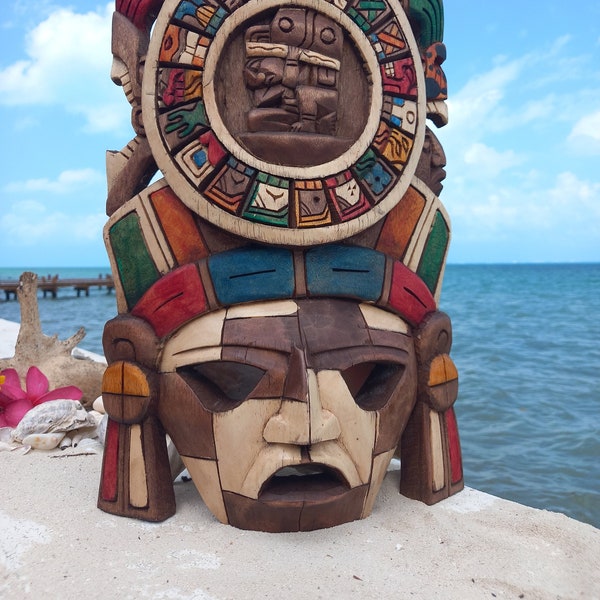 Mayan Mask - Etsy