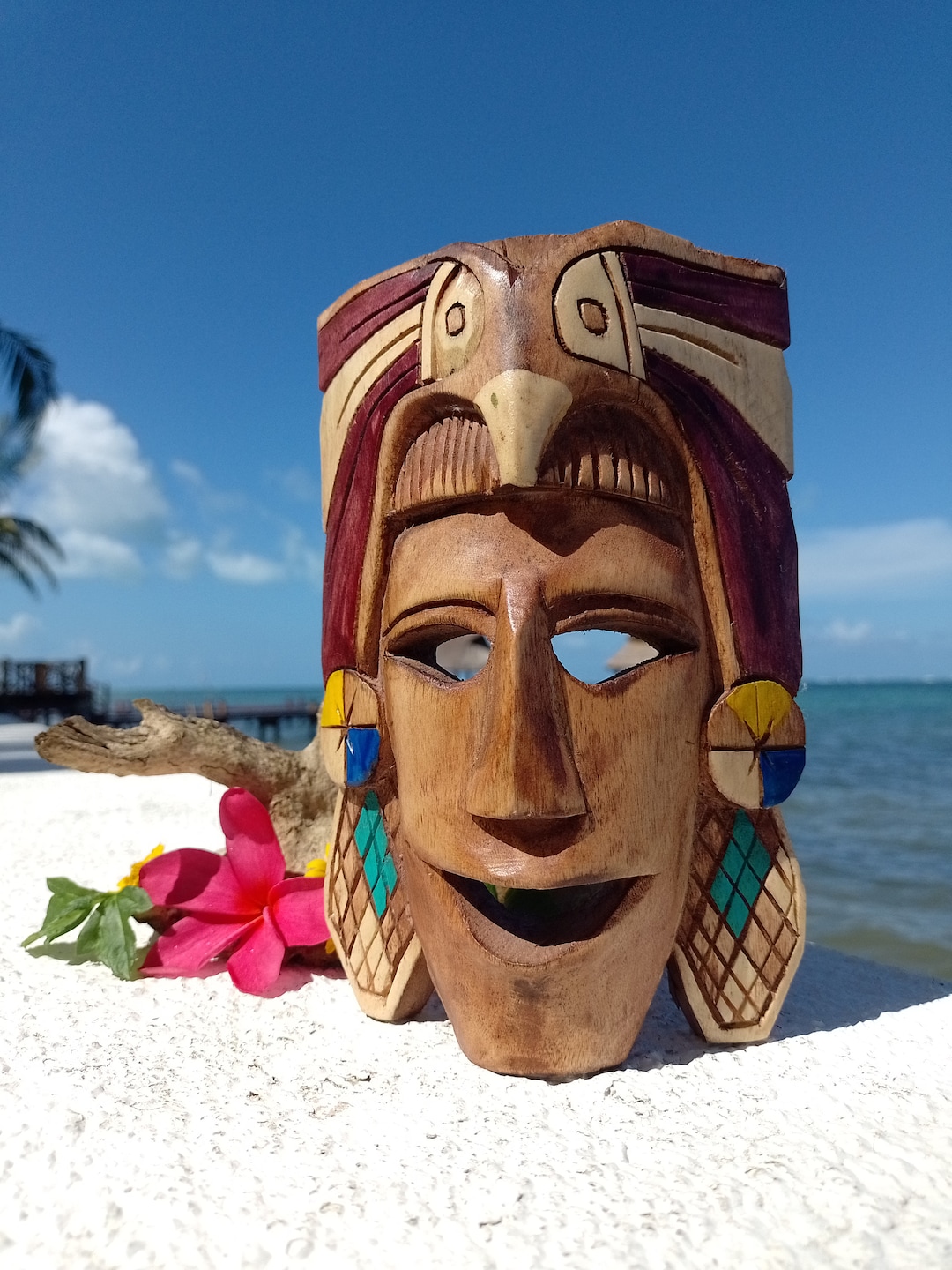 Wall Hanging Masks for Your Front Yard Decor 8 - Etsy