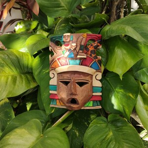 Mexican Mask Mayan Wall Art chaac Mool Handcrafted for Living Room ...