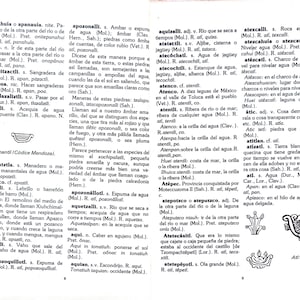 Aztec Language - Nahuatl Dictionary PDF - Digital Book 1983 ...