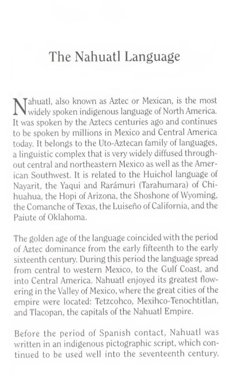 Nahuatl English / English Nahuatl Concise Dictionary – Bilingual ...