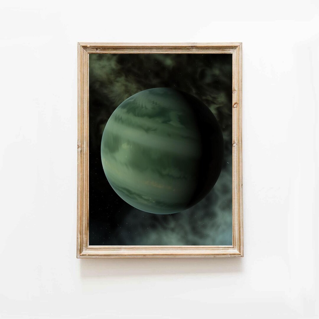 Planet Uranus Poster – Solar System Decor, Astrology Art Print ...