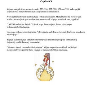 The Little Prince PDF - Aztec Language - Nahuatl - Digital Book ...