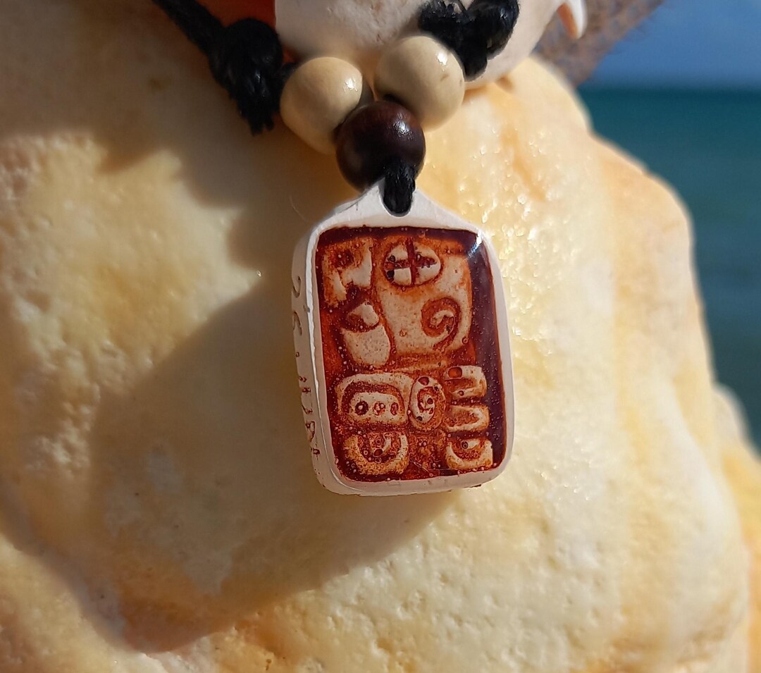 Mexican Pendant Mayan Zodiac Sign Kayab 26 June to 15 July Turtle and ...