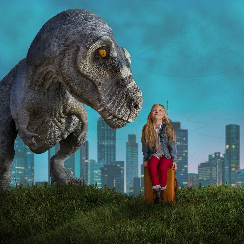 Dinosaur Backdrop - Etsy