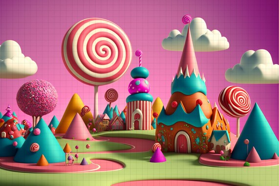 Candy World Background