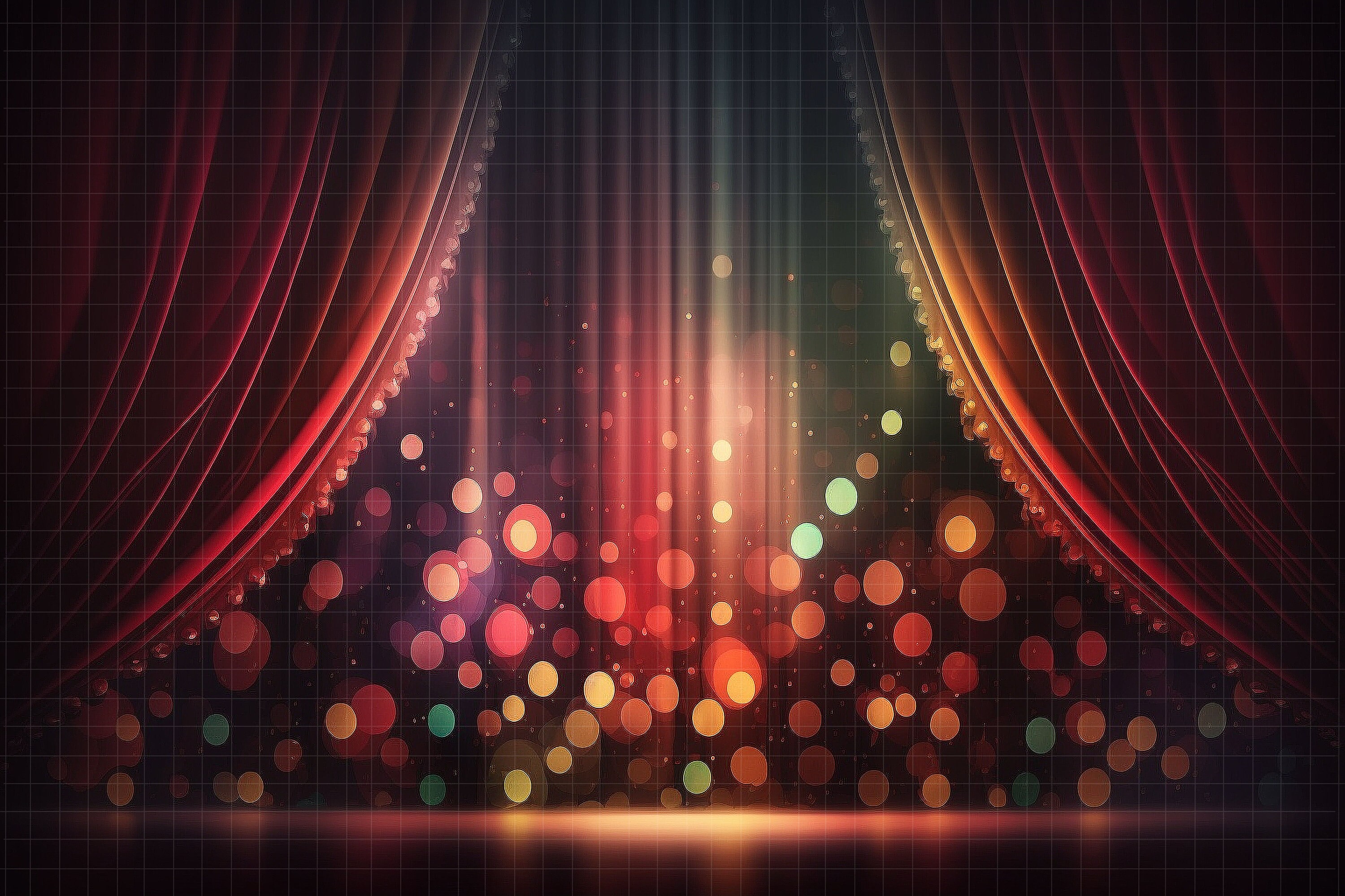 6 Pack Red Fancy Theater Stage Backdrops for Composite - Etsy