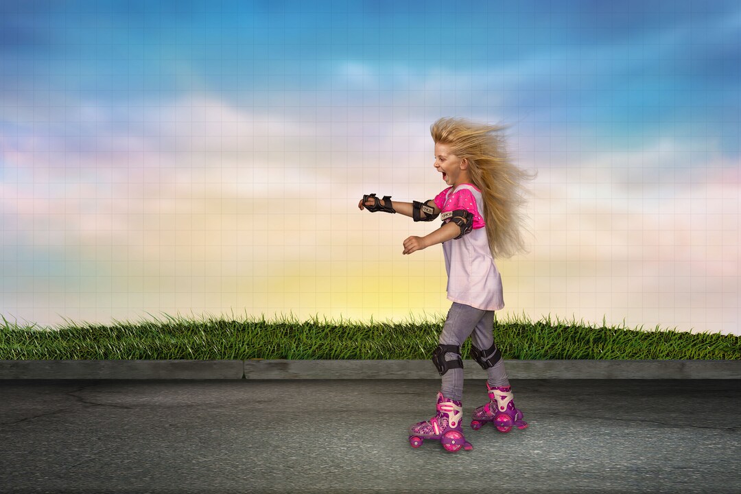 Street Background Scene Digital Backdrop for Composite Photography ...