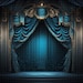 6 Pack blue Fancy Theater Stage Backdrops for Composite Photography - Etsy