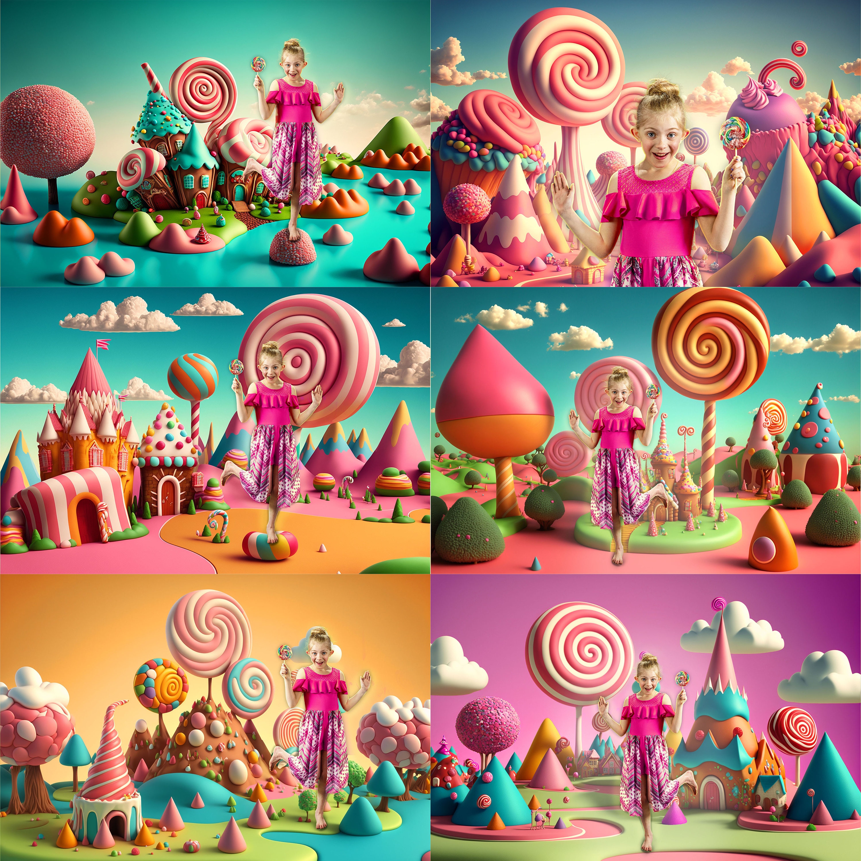 Candy Wonderland Background